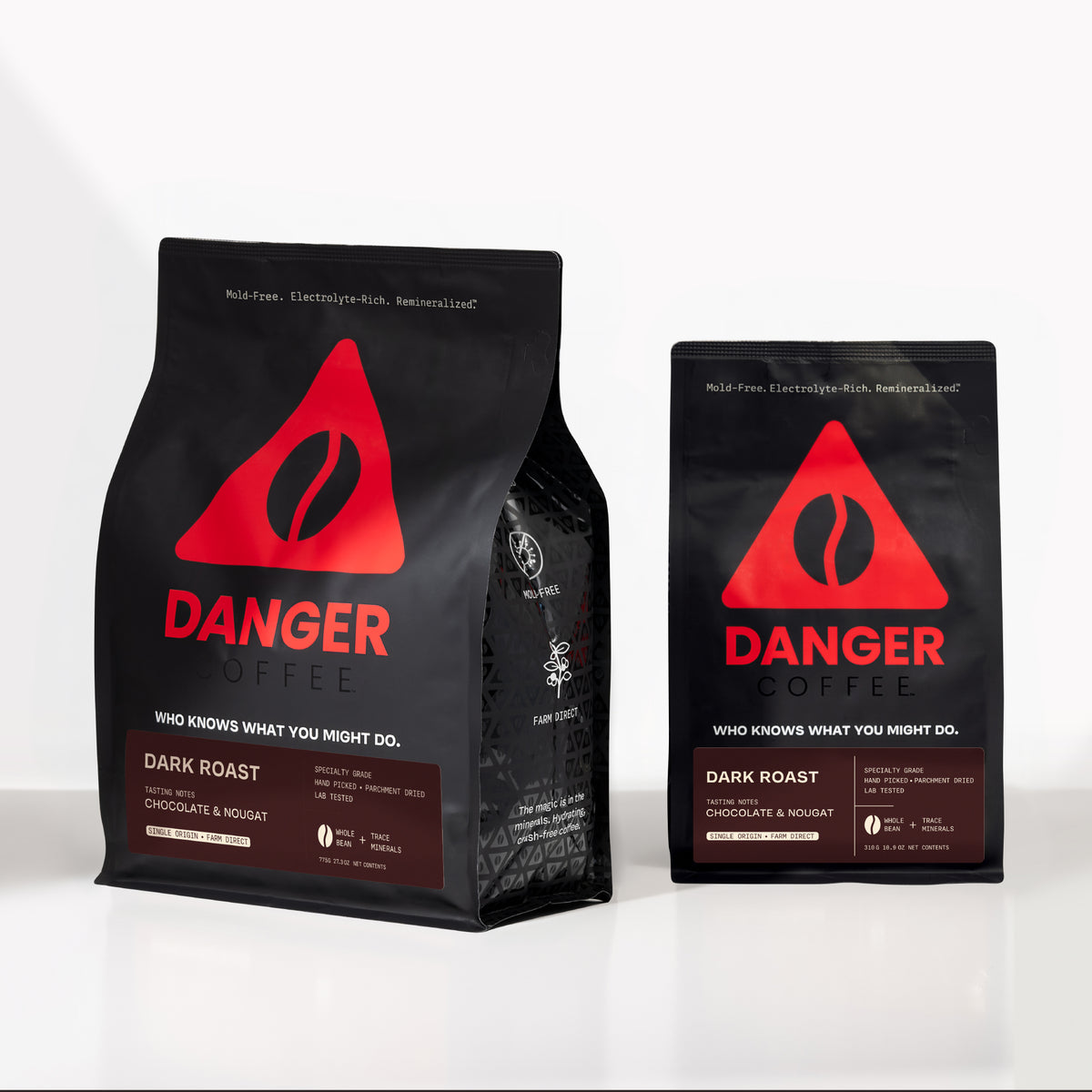 Dark Roast Whole Bean Remineralized Coffee – Danger Coffee